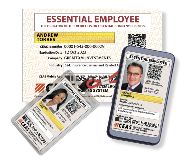 CEAS Essential Employee Virtual Credentials Are Here - CEAS